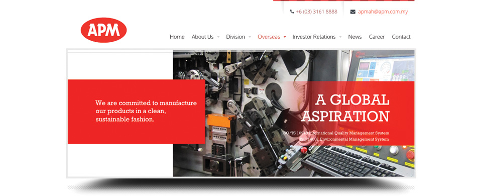 APM Automotive Holdings Berhad Registration No. 199701009342 (424836-D)